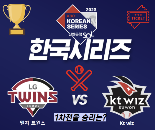 LG KT 한국시리즈 1차전 중계보기 승부예측 6,7차전 티켓 예매, 전경기 CGV 상영 - 하늘위로 고업!