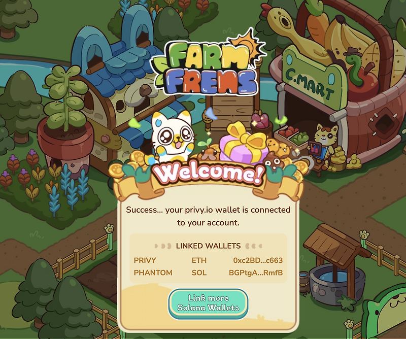 💰 Farm frens 💰 1월 20일 스냅샷 일정!!!, wallet connect / 드디어 지갑 연동 가능해요!!!