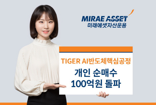 HBM 집중투자! TIGER AI반도체ETF, 3일만에 누적순매수 100억 돌파!