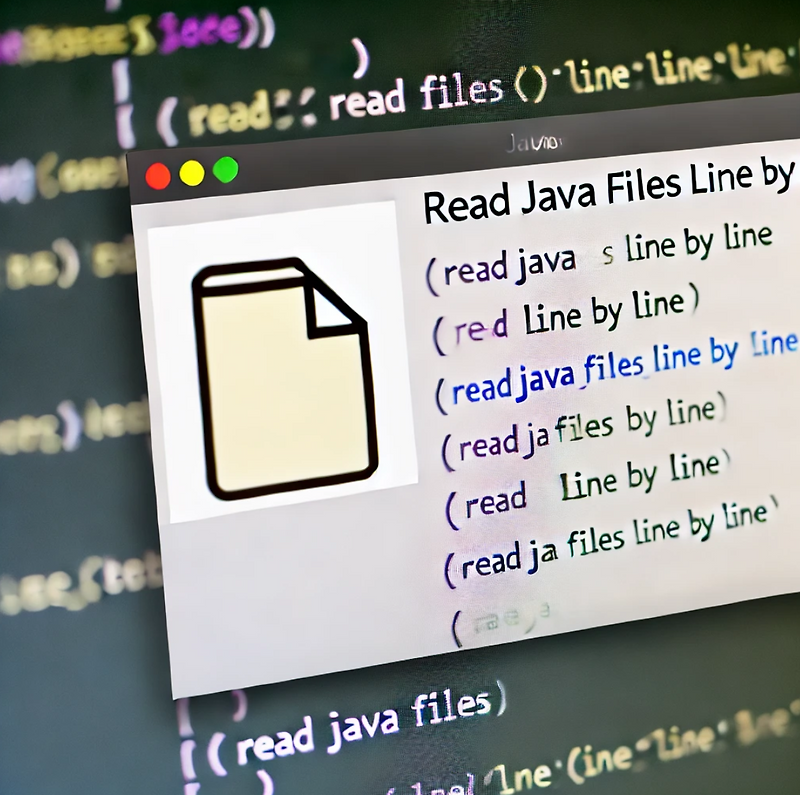 逐行读取 Java 文件