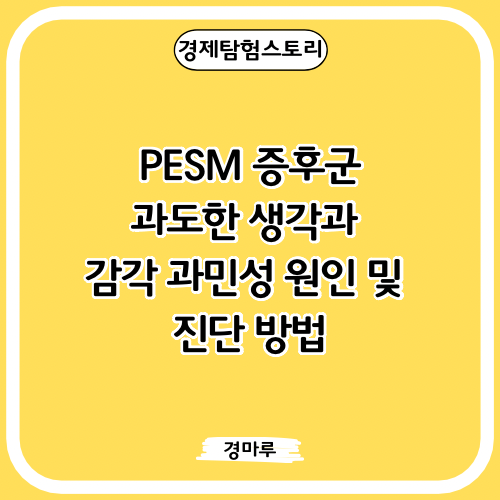 PESM 증후군: 과도한 생각과 감각 과민성 원인 및 진단 방법