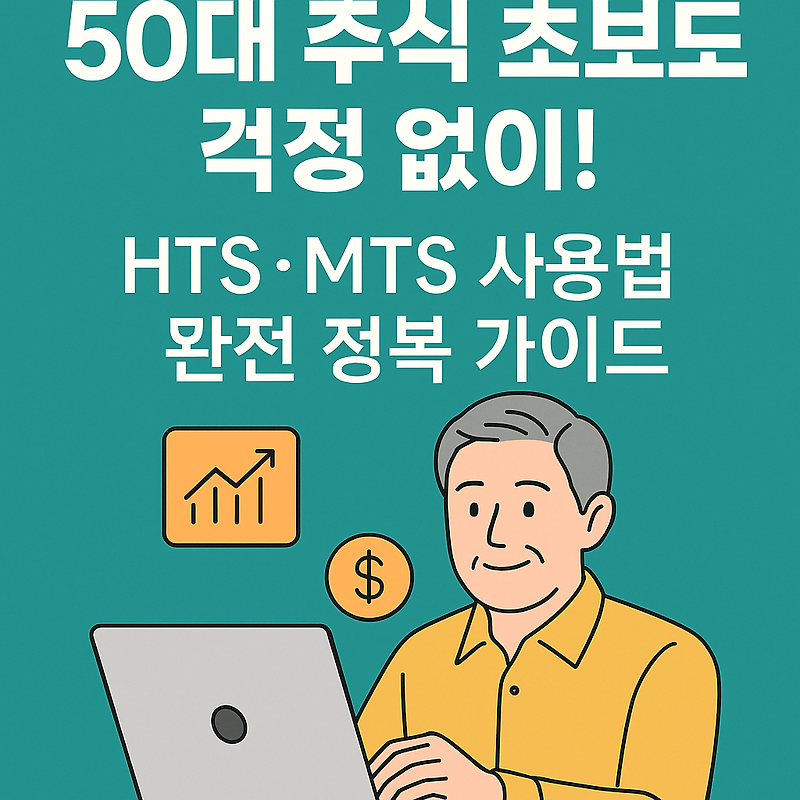 50대 주식 초보도 걱정 없이! HTS·MTS 사용법 완전 정복 가이드
