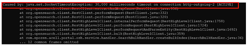 OpenSearch를 사용하면서 발생한 문제
