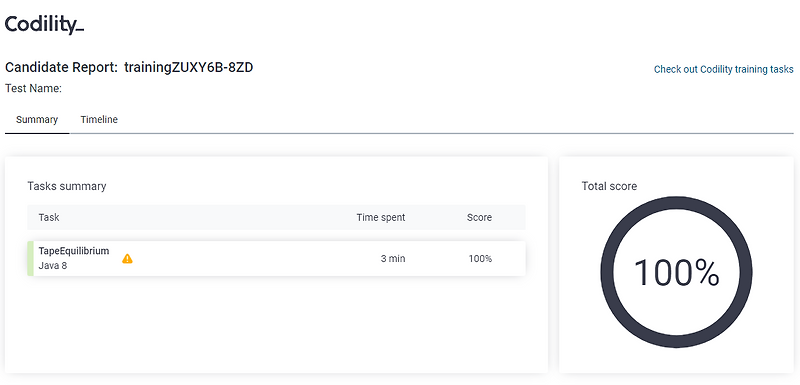 Lesson 3(Time Complexity) - TapeEquilibrium