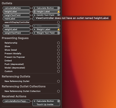 #1 [Xcode&Swift] this class is not key value coding-compliant for the key
