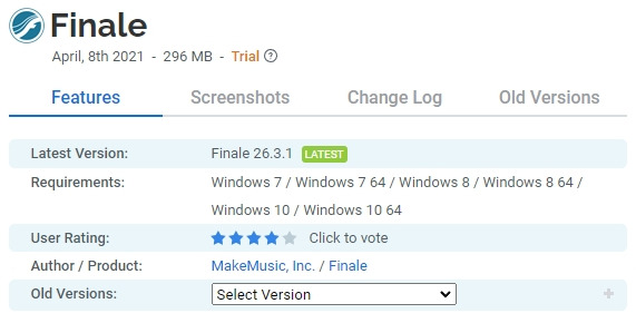 Finale 무료 다운로드