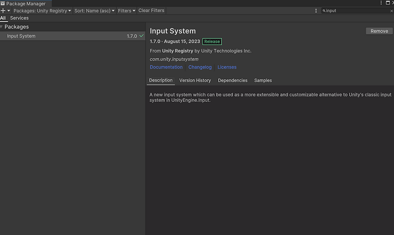 [Unity] New Input System 으로 플레이어 움직이기 :: 말하는감자의 공부기록