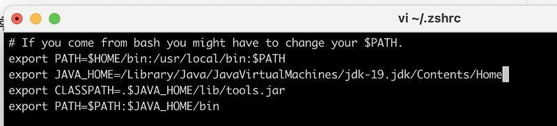M1 mac java 버전 변경하기