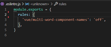 [Vue.js 2] vue/multi-word-component-names 에러 해결 :: programmer story