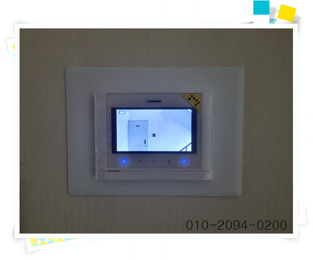 인천비디오폰교체 /인천 연수구 동춘동 아주아파트 코맥스비디오폰CAV- 77M 교체설치입니다