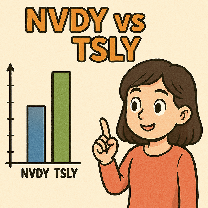 NVDY와 TSLY 투자금 1년이면 원금 회수