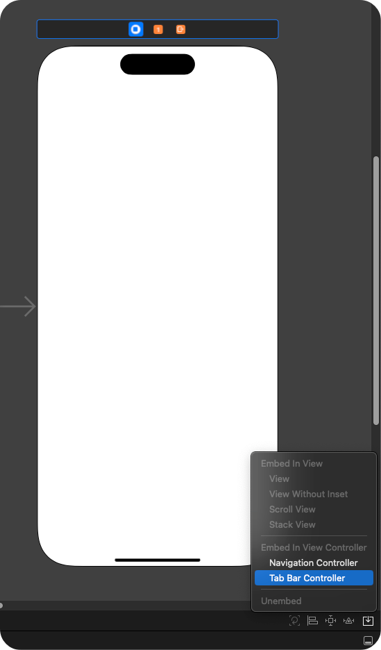 [TabBar] Storyboard로 구현