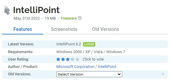 IntelliPoint 무료 다운로드