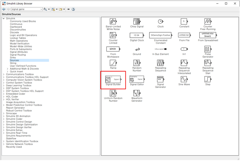 simulink signal builder 데이터 점 추가하는 방법