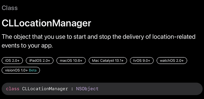 SwiftUI - CLLocationManager 란 — happyytw
