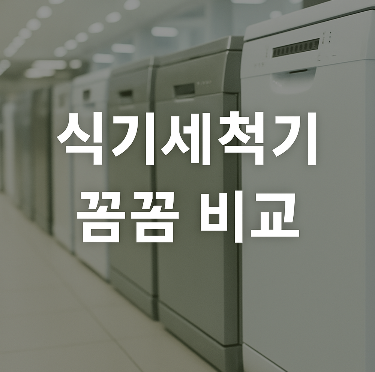 LG전자 DUE6BG vs SK매직 DWA-81U0D 4인 가족 식기세척기 비교