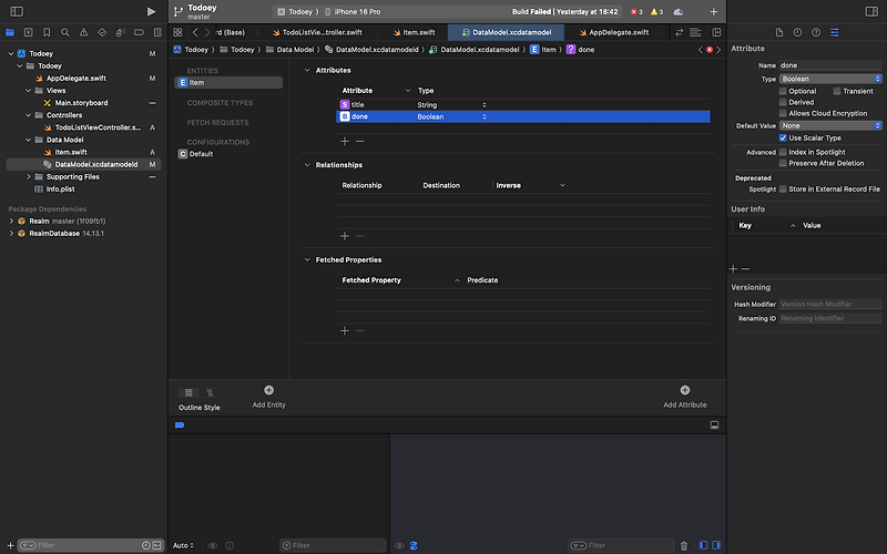 [iOS/Swift] Core Data 알아보기