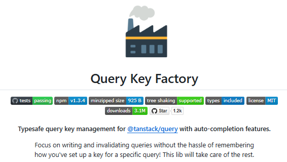 [React] Tanstack Query(구 React-Query)에서 query key 관리하는 라이브러리(query-key-factory)