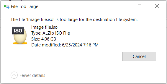 Windows_USB File Too Large 에러_FAT32와 NTFS