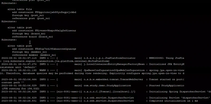 Spring boot + Docker linux에 배포