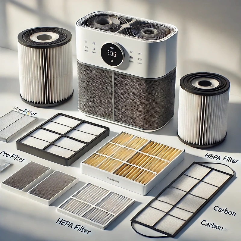 HEPA vs 활성탄 필터: 2025 공기청정기 필터 완벽 가이드