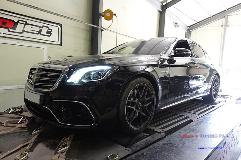 MB S63 AMG W222 4.0T 마르스 ECU + TCU + 팝 (팝 활성 모드 시간 선택 가능) 맵핑! 휠마력 140HP 상승!