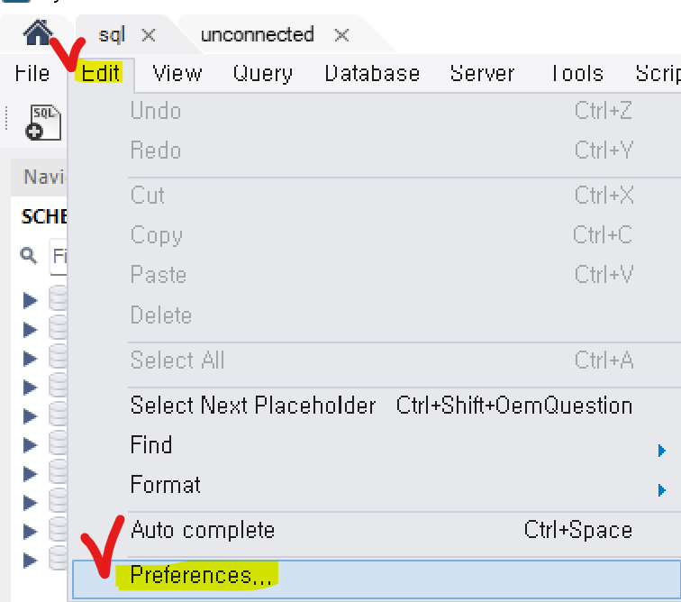 에러 : Error Code: 1175