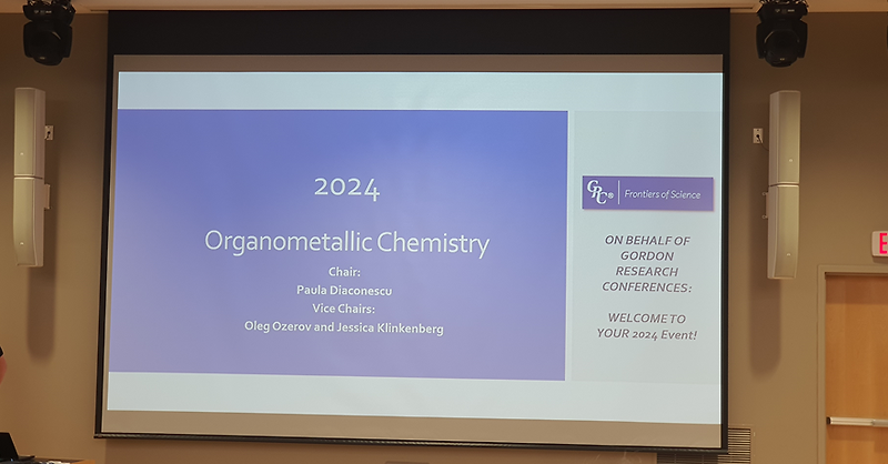 5일간 화학자들과 아침부터 밤까지 부대끼는 빡센 학회, Gordon Research Conference, GRC Organometallic 후기