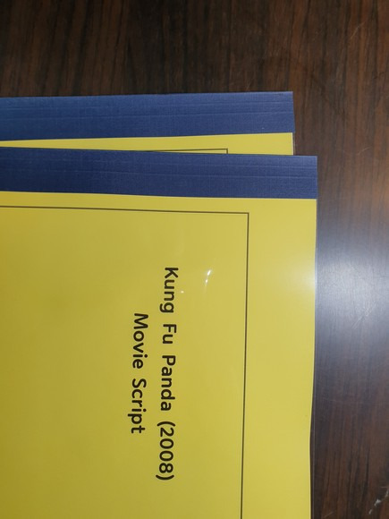 영화/미드대본(Movie Script) 자료 몰 :: Kung Fu Panda (2008) 쿵푸팬더 영화영어대본 제본