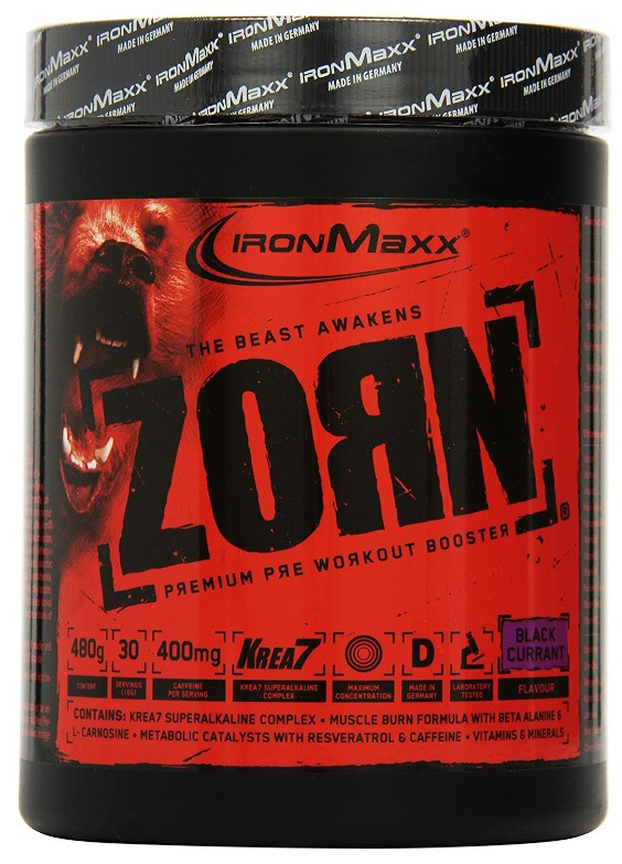 [해외직구 위해식품][IronMaxx Nutrition GmbH] ironmaxx zorn booster blackcurrant