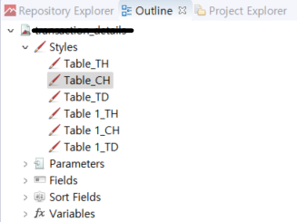 [Jasper Report] 재스퍼리포트 테이블 스타일 변경
