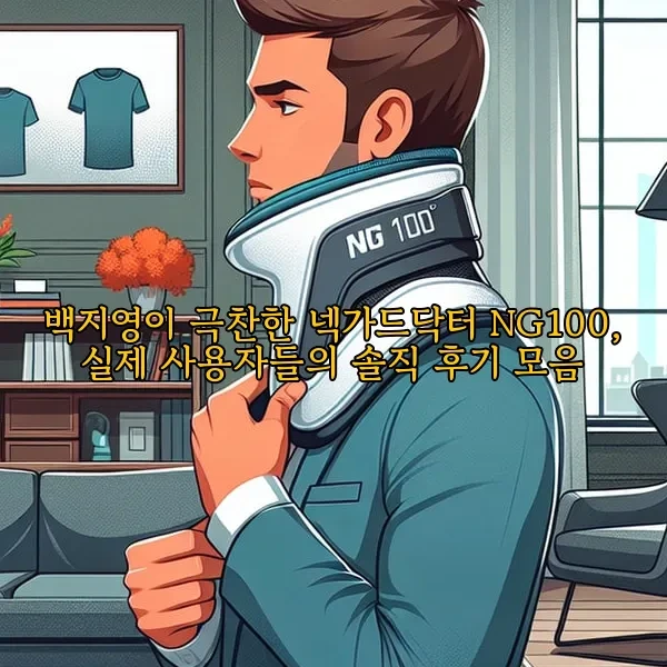 백지영이 극찬한 넥가드닥터 NG100, 실제 사용자들의 솔직 후기 모음