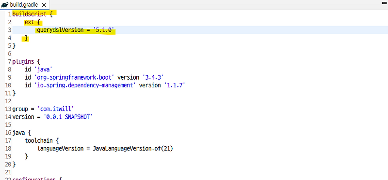 250310 Spring Boot 14 - Querydsl, Gradle Tasks