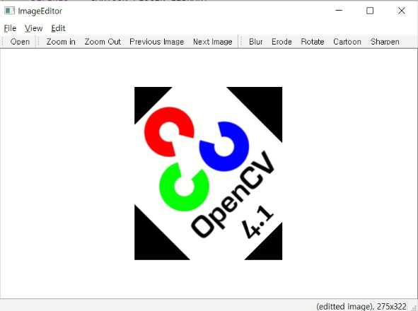 [도서 실습] Qt 5 and OpenCV 4 Computer Vision – ImageEditor (Plugin ...