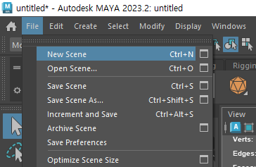 메뉴 바 설명 / Menu Bar Interface - File
