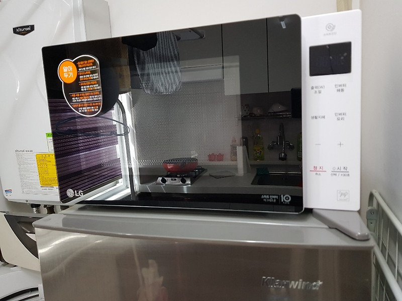 닭가슴살 해동용 전자레인지 LG MW22ED