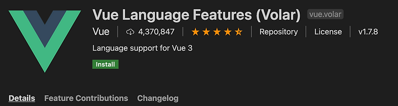 [VS Code] Failed to install 'vue.volar' (Mac ver.) — 숭어의 코딩기록