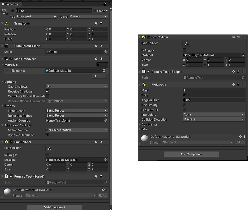[Unity][개념] RequireComponent란?
