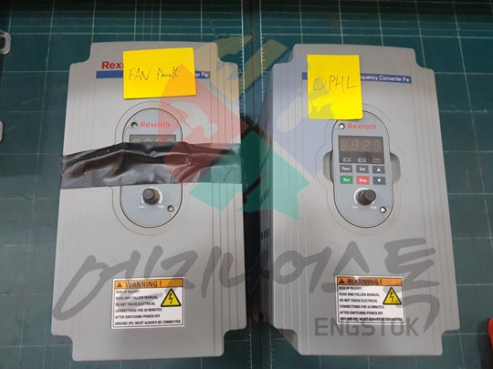 INVERTER / FECG02.1-5K50-3P400-A-SP-MODB-01V01 수리 / Bosch Rexroth 컨버터 수리 전문 / 보쉬 렉스로스 컨버터 팬불량 출력 ...