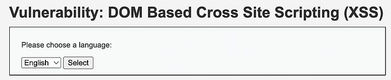 [빡공팟 5기] W6 : DVWA 실습 - DOM based Cross-Site-Scripting (medium)