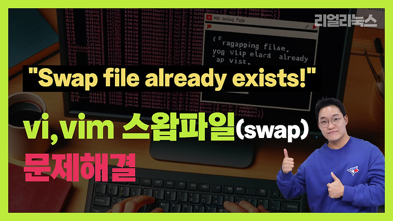 vi,vim 스왑파일(swap)문제해결 "Swap file already exists!"