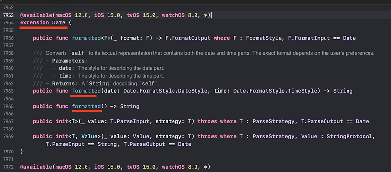 [Swift] 날짜를 포맷팅하는 또다른 방법 .formatted() | DateFormatter말고 formatted 사용해보자 ( + FormatStyle)
