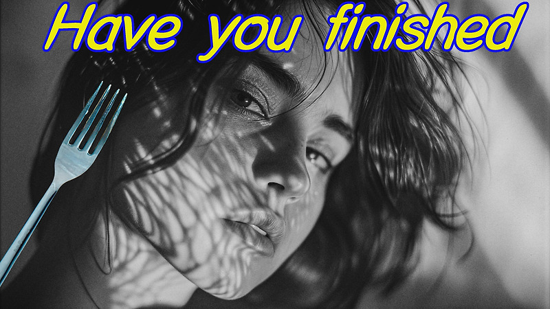 have 조동사 현재완료 have + pp Have you finished