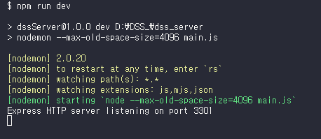 npm run dev 에러도 없고, 실행도 되지 않을 때