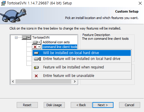 Command-line에서 svn 명령어 사용하기