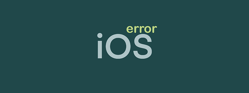 [iOS-Error] The ios simulator deployment~~ 에러