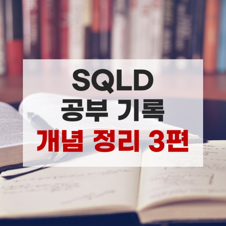 2024 SQLD 시험 준비 - 개념 정리 3편