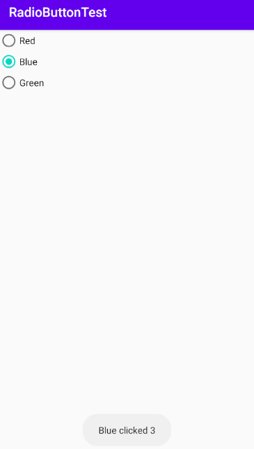 [Android] RadioButton, RadioGroup 체크 이벤트(CheckedChange) 작동