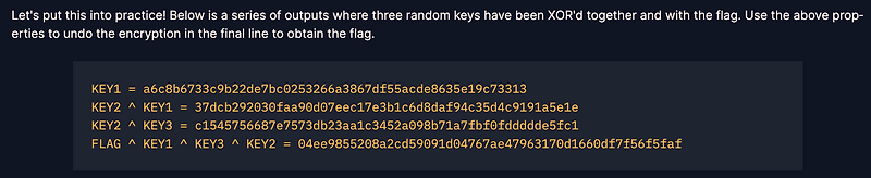 [CryptoHack] XOR Properties
