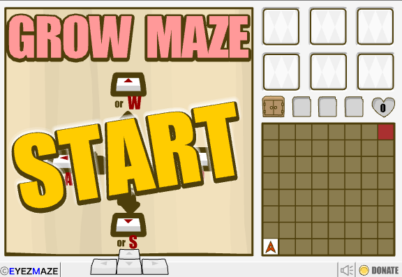 GROW MAZE(그로우 메이즈) 게임 하기 - Dye